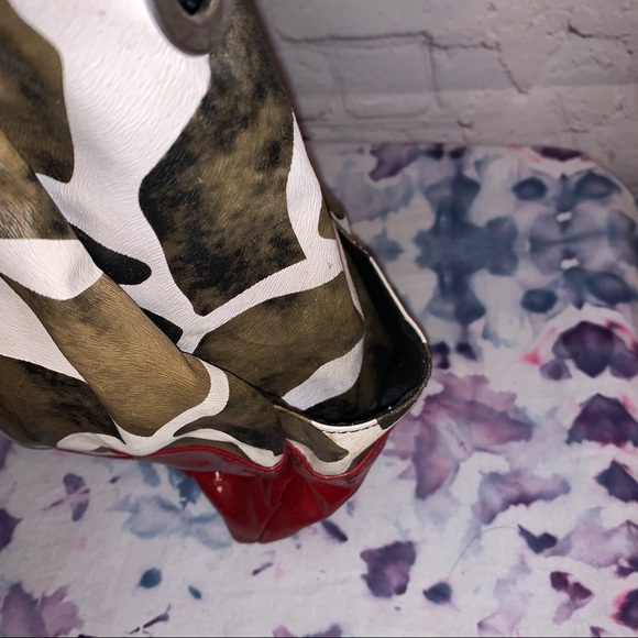 Miche | Bags | Prima Lexi Red Giraffe Faux Print Miche Shell | Poshmark